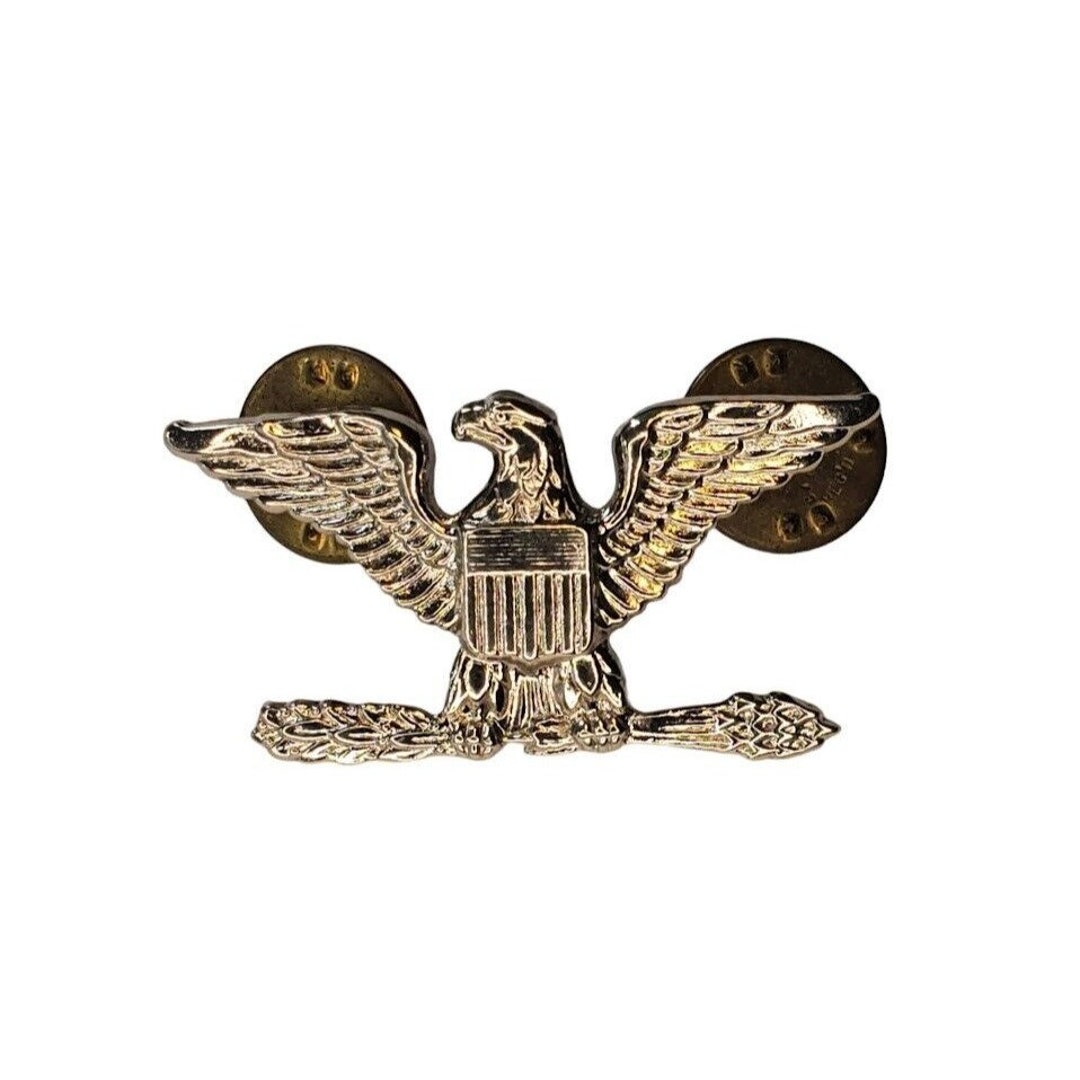 Vietnam USMC 97 Army Colonel Eagle Pin Back NS Meyer NY Should-r-form ...