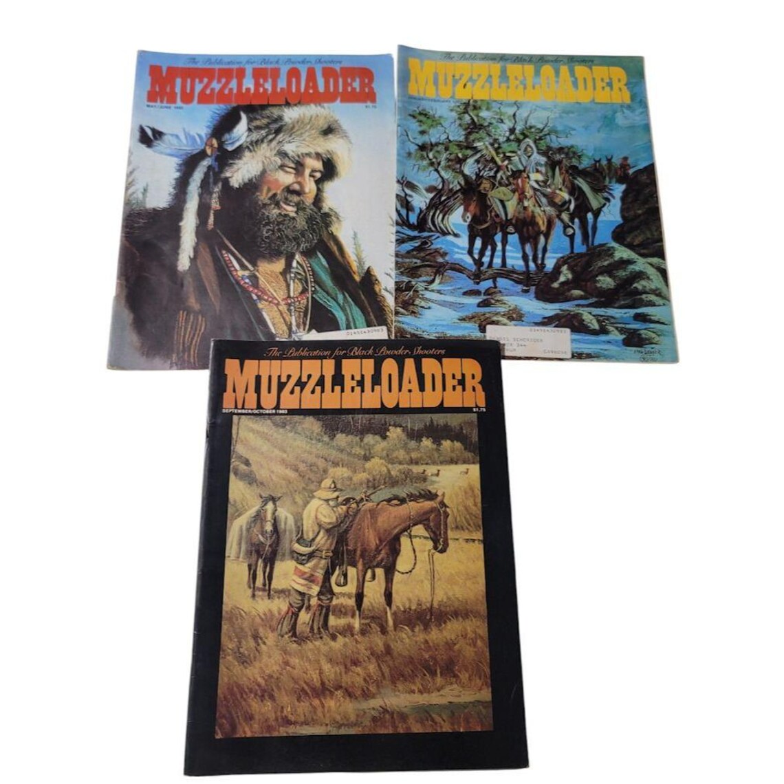 Muzzleloader (6) Magazine Lot 1983 Publication for Black Powder ...