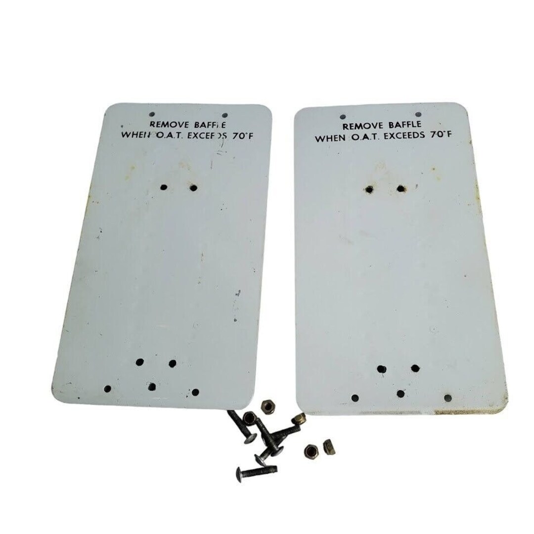 Beechcraft Cessna Nose Cowl Winter Baffle Set P/N 96-910017-1 C RH,LH ...