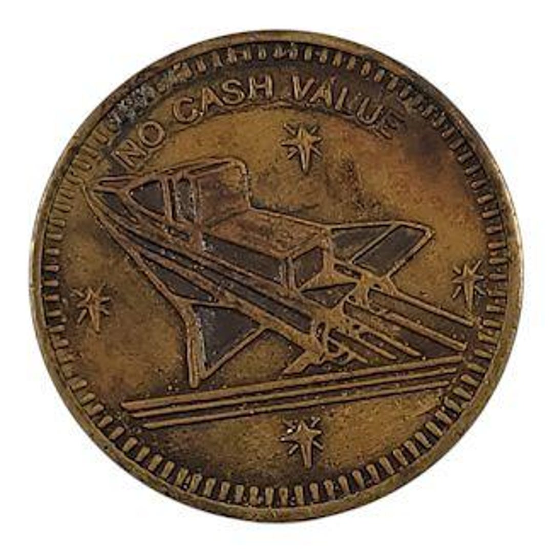 Galaxy Family Game Center No Monetary Value Arcade Token Brass B2 - Etsy