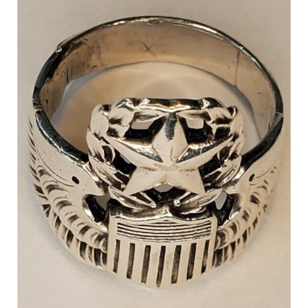 WWII USAF Command Pilot Wings Sterling Silver RING N.S. Meyers - Etsy