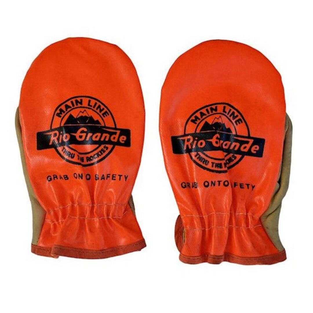 Main Line Rio Grande Thru the Rockies Railroad Signal Gloves Mits ...