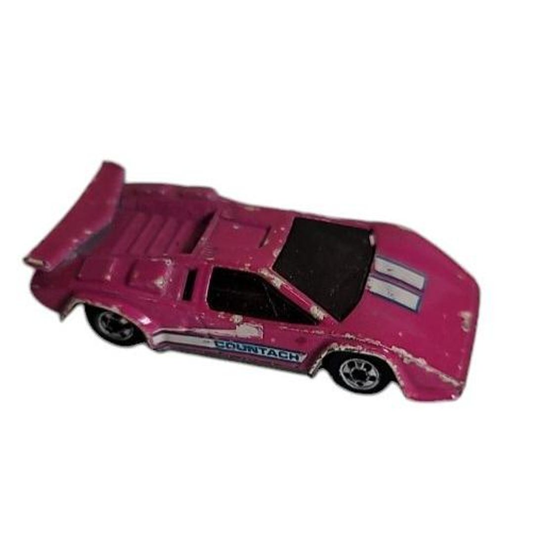 1987 Hot Wheels Color Change Lamborghini Pink Supercar M31 - Etsy