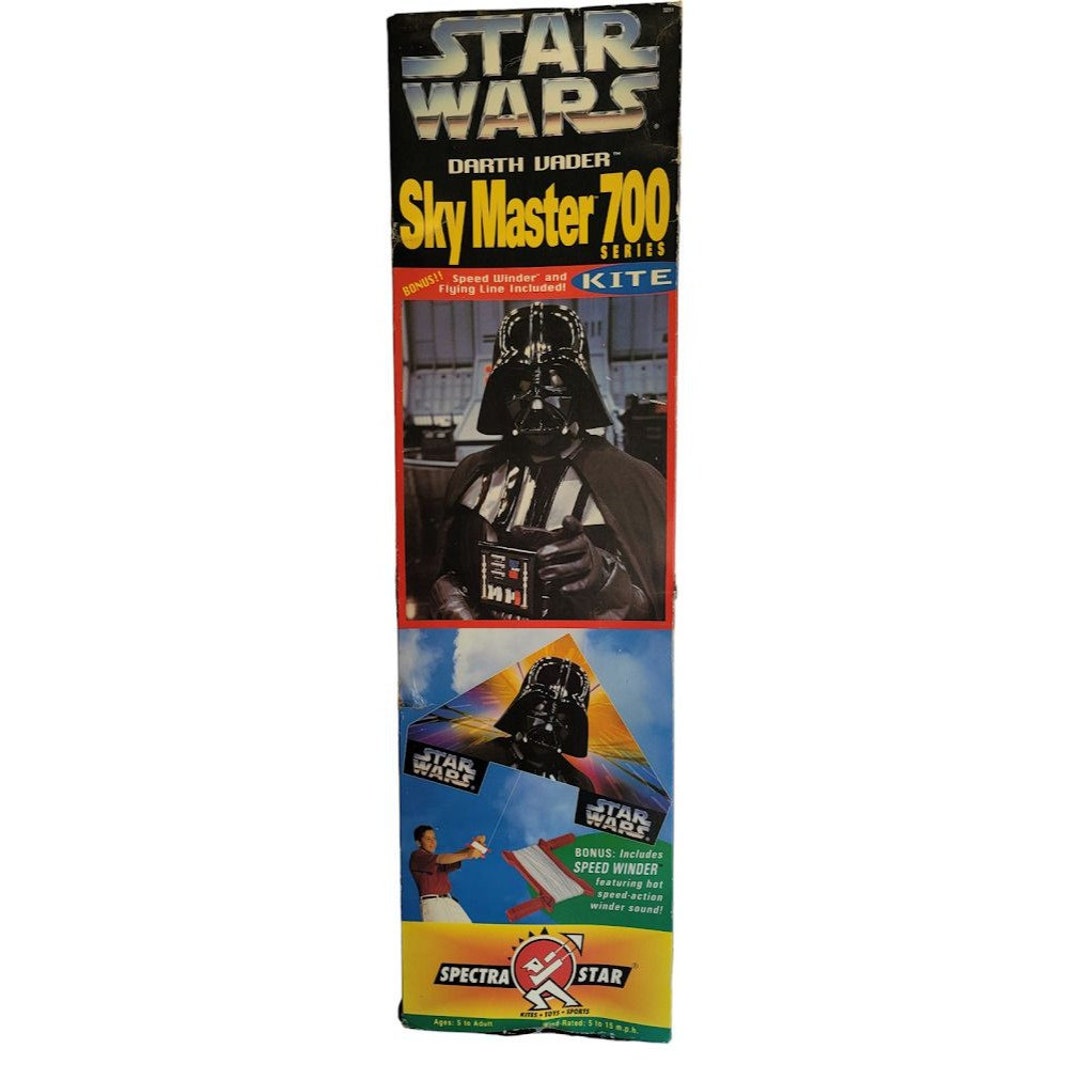 1994 Spectra Star Wars Darth Vader Kite Kit Line Winder Sky Master 700 ...