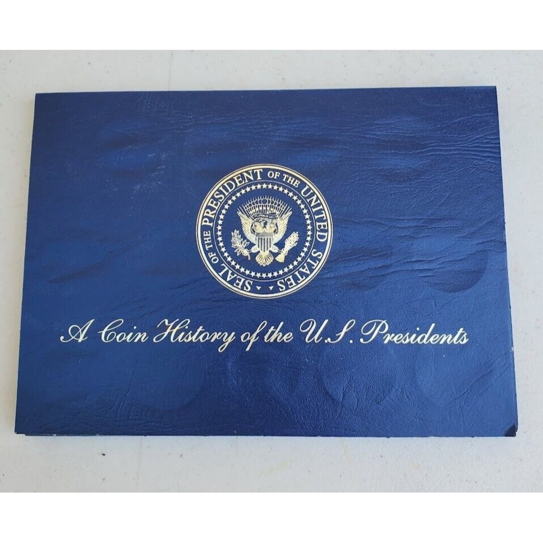 A Coin History of the U.S. United States Presidents Trifold -11 Brass ...