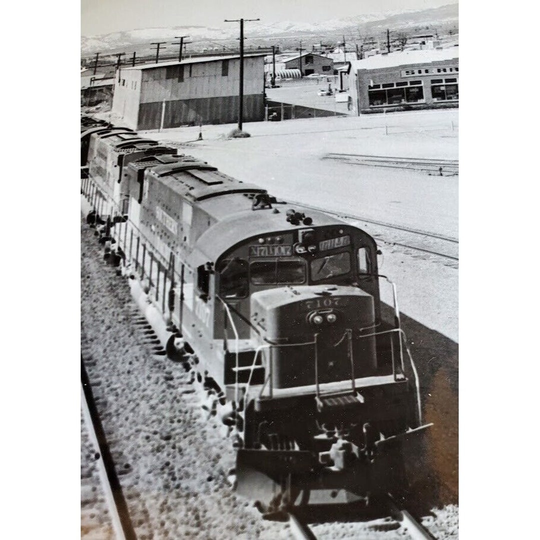 1966 Union Southern Pacific ALCO 420 Train Photo Reno Sparks Nevada ...