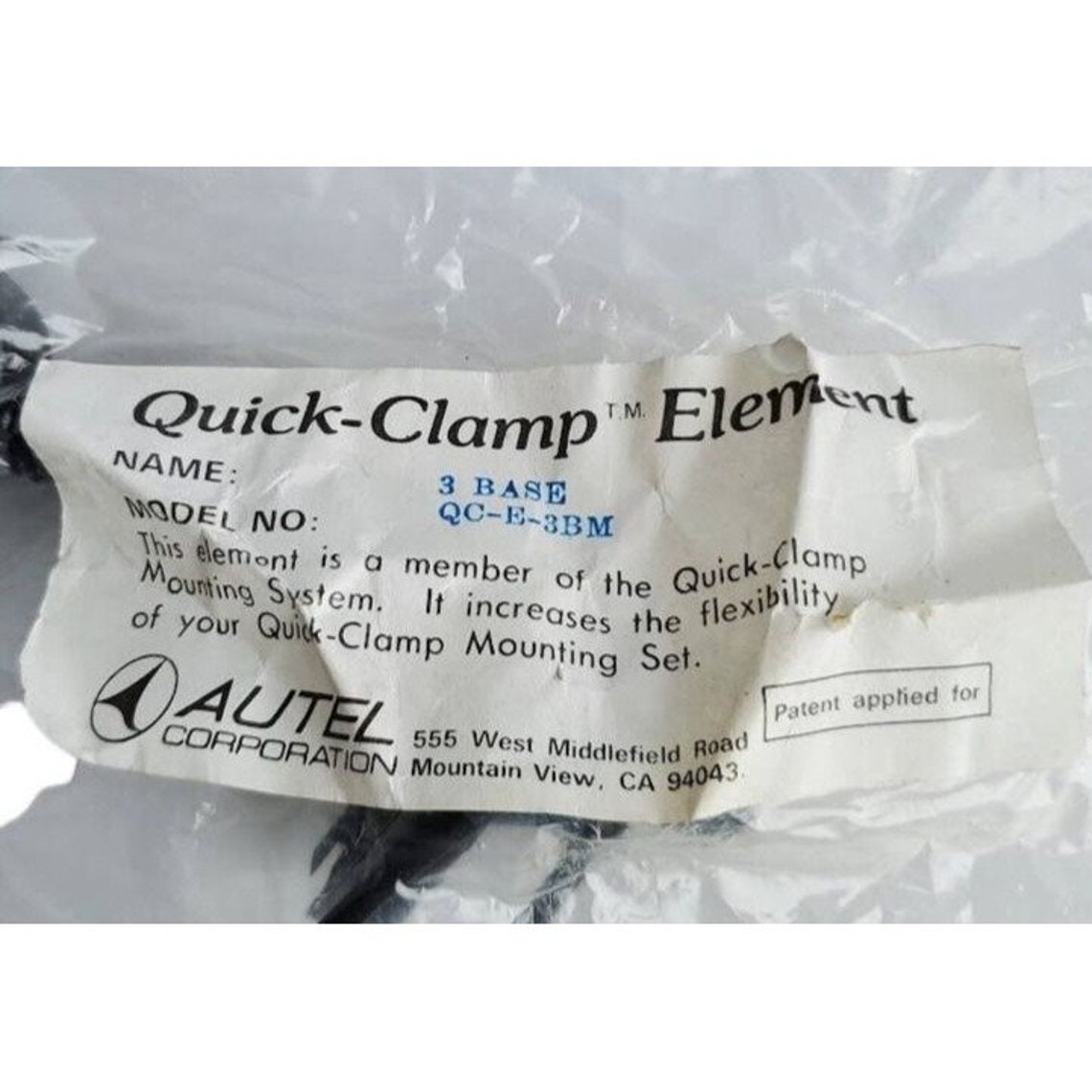 Autel Quick Clamp Element Mounting System Flexibility Adapter 3 Base QC ...