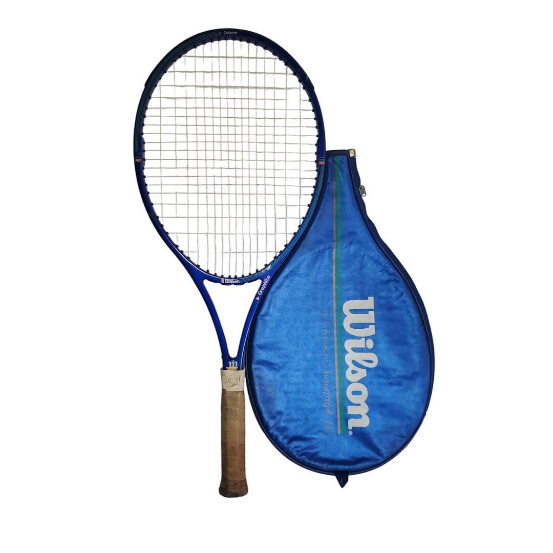 Wilson Graphite Tennis Racket Jack Kramer Autograph 110 4 1/2 Ceramic ...