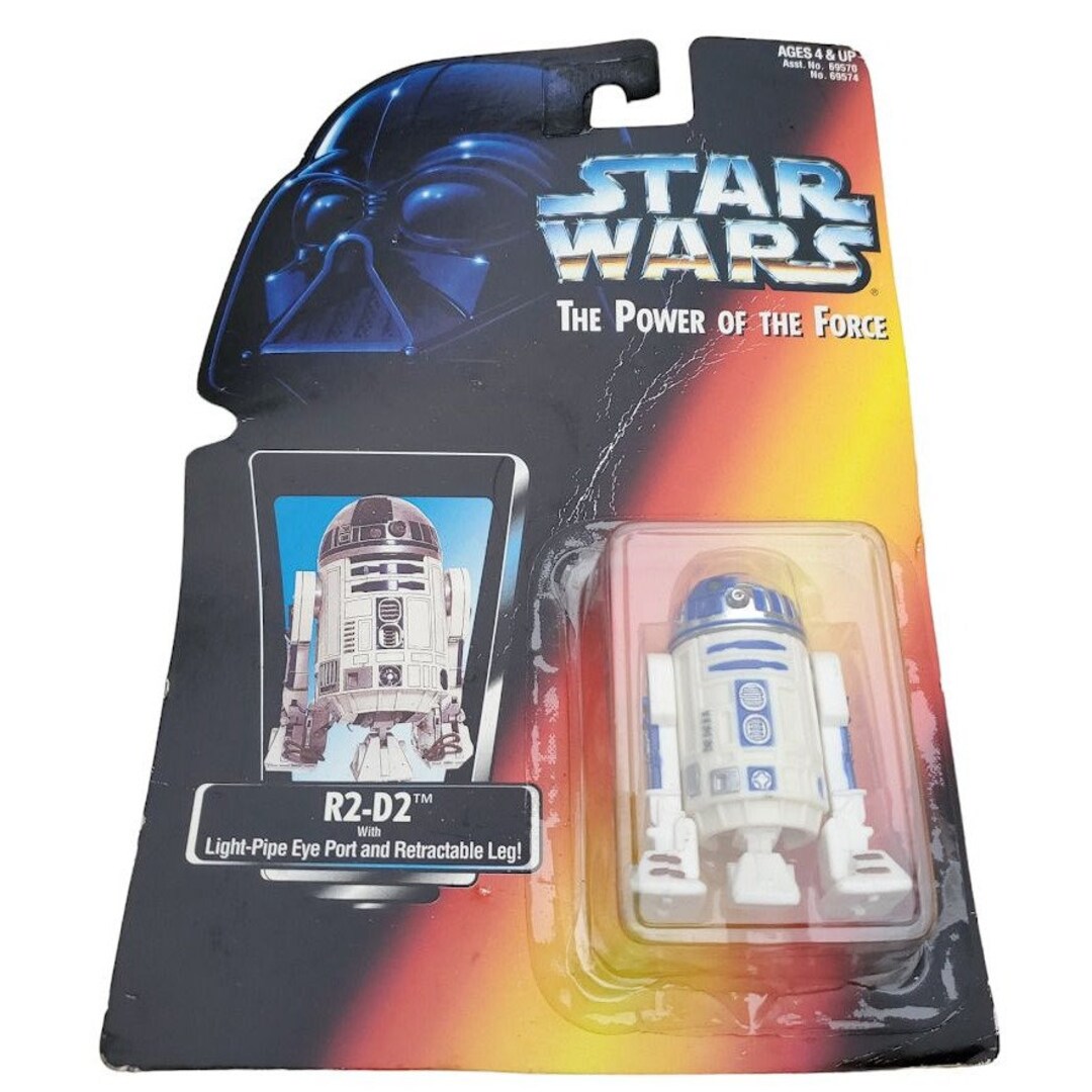 1995 Kenner Star Wars Power of the Force R2-D2 Light Eye Retractable ...