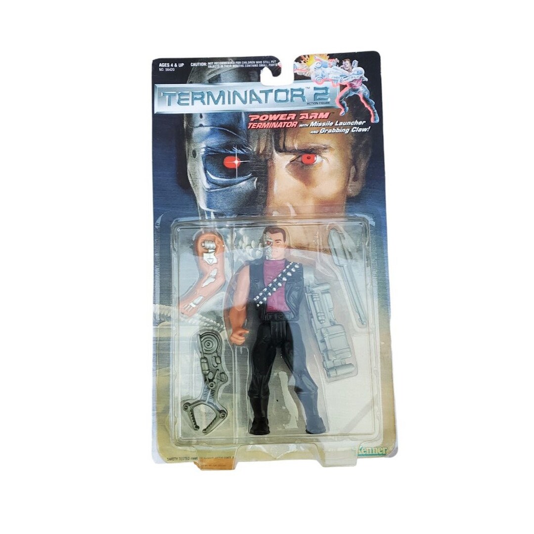 1992 POWER ARM TERMINATOR 2 Judgment Day Figure Kenner Brand New and ...