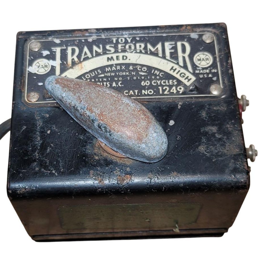 Louis Marx & Co. Toy Transformer Cat. No. 1249 110-120 Volt 50 Watts ...