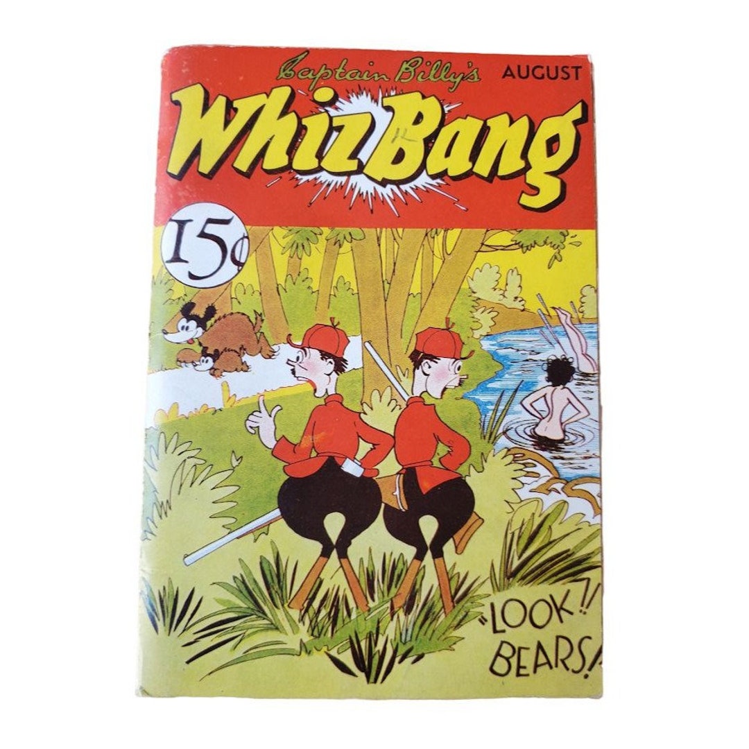 1933 Captain Billy's Whiz Bang Magazine Hunters & Bears Vol 8 No. 179 ...