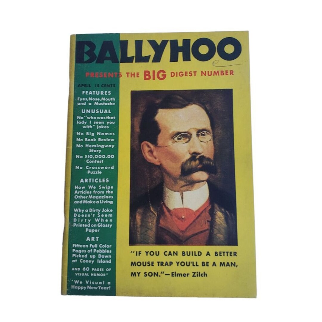 Ballyhoo 1st Series Vol. 12 #3 1937 Very Nice Condition - Etsy
