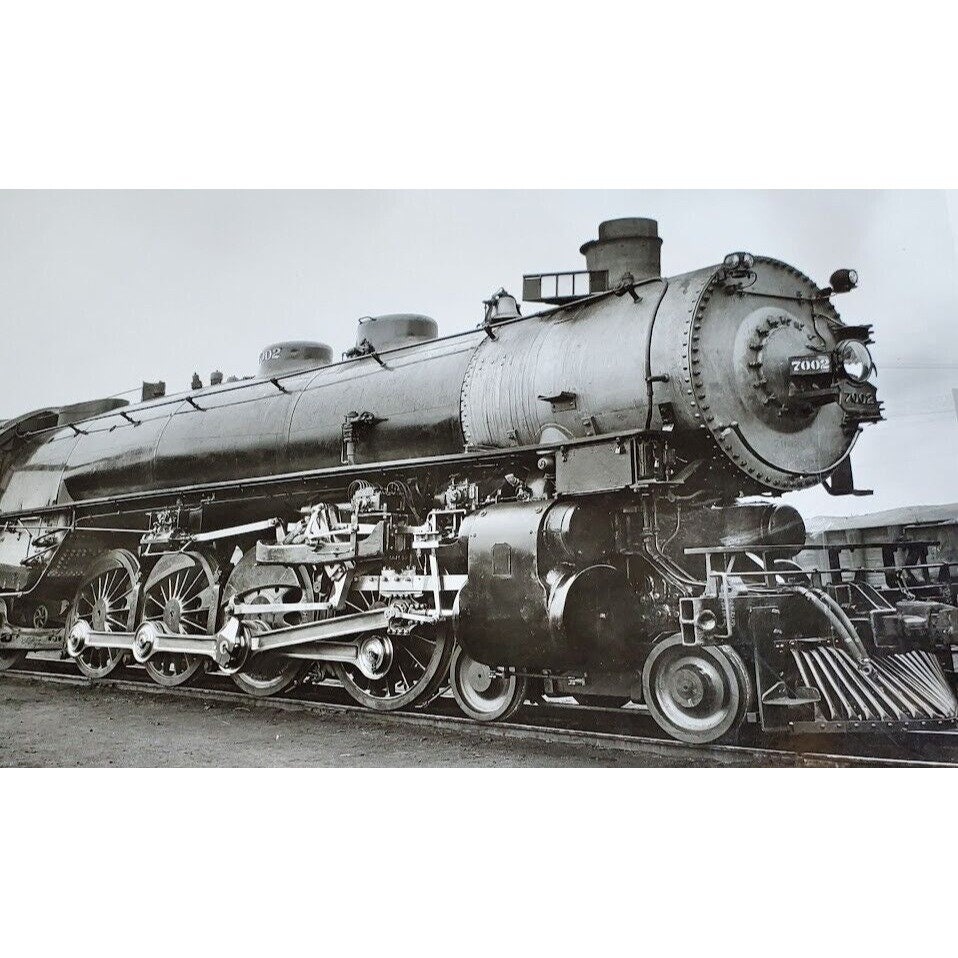 Rare 1944 Union Pacific Steam Engine 7002 up Steam Photo Railroad Train ...