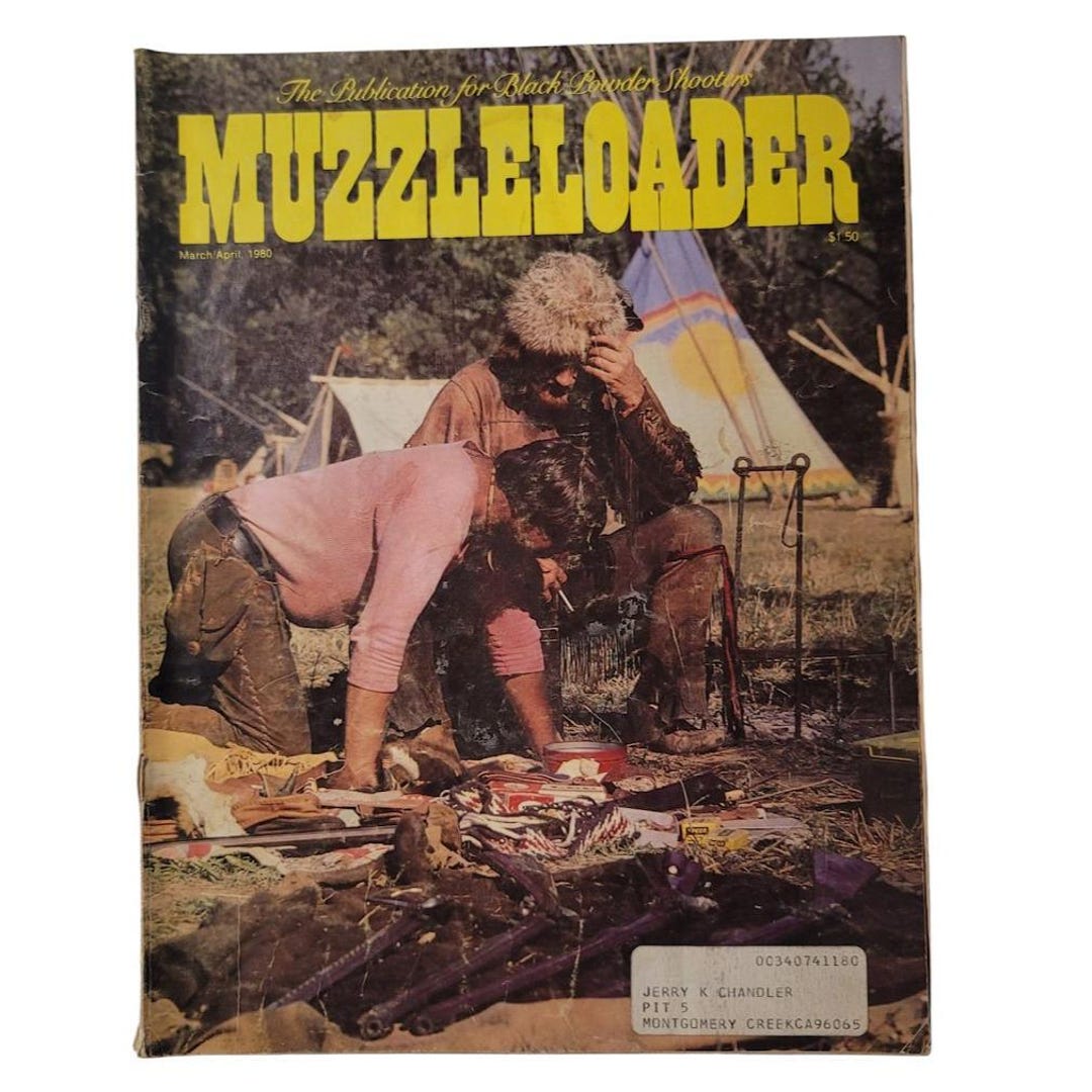Muzzleloader Magazine March/april 1980 Publication for Black Powder ...