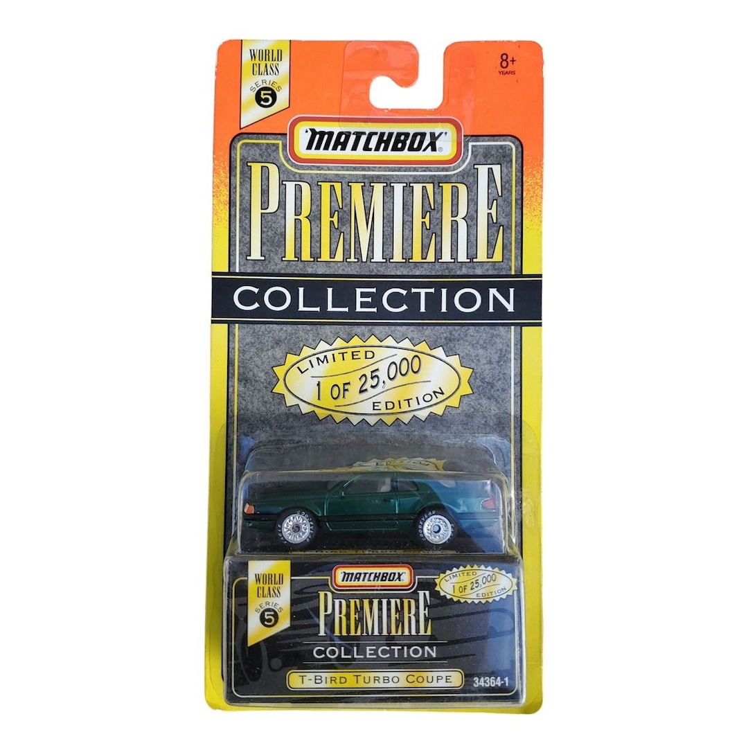 1995 MATCHBOX PREMIERE COLLECTION Series 5 T-bird Turbo Coupe 1:64 M5 ...