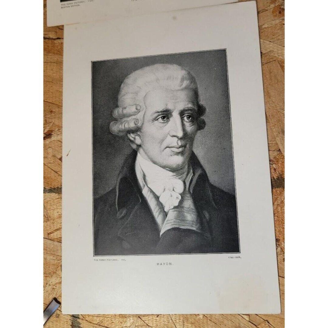 1908 Haydn Photo Print the Perry Pictures Boston Edition #161 8x11 M24 ...