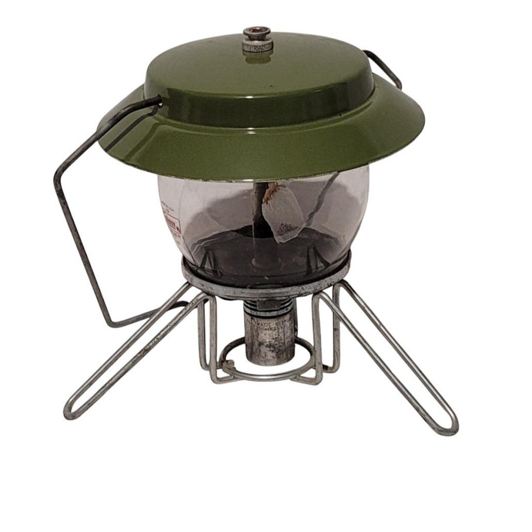 Vintage Coleman Glass Propane Lantern With Wire Base & Mantles 1-22 ...