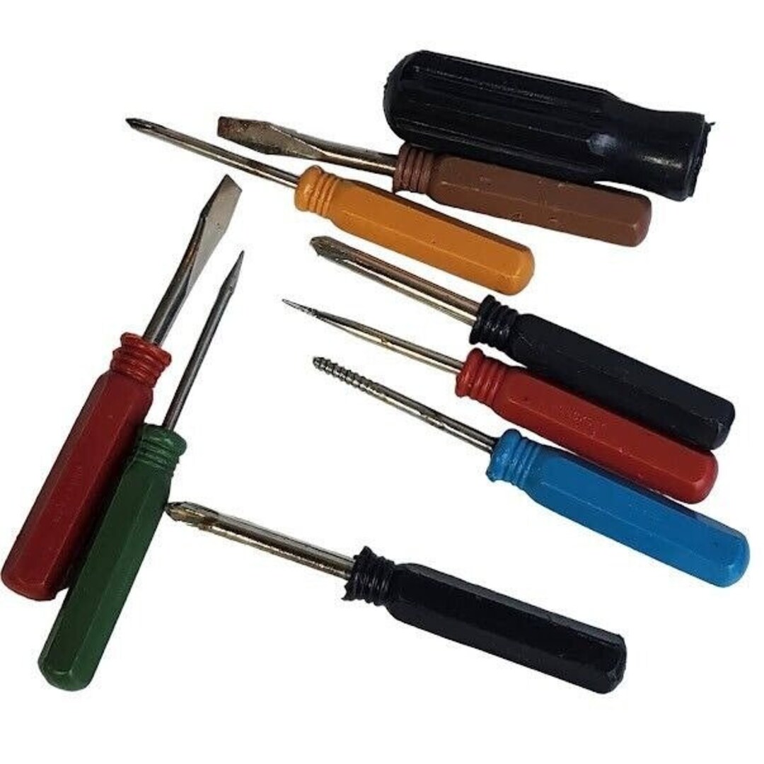 Vintage 9-piece Hollow Shaft Screwdriver Set Compact/mini W Case Hong ...