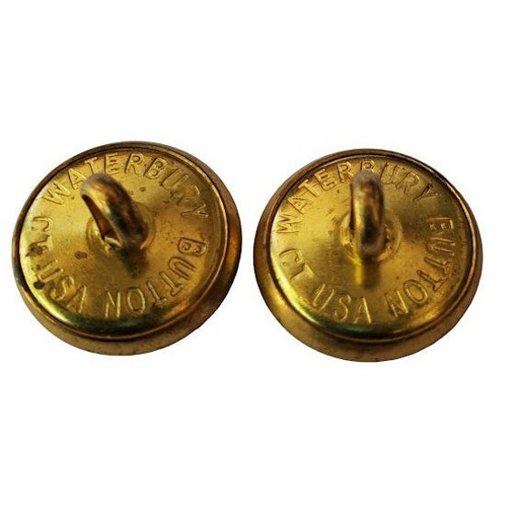 2 Antique Colorado Southern Railway Uniform Button Wa… - Gem