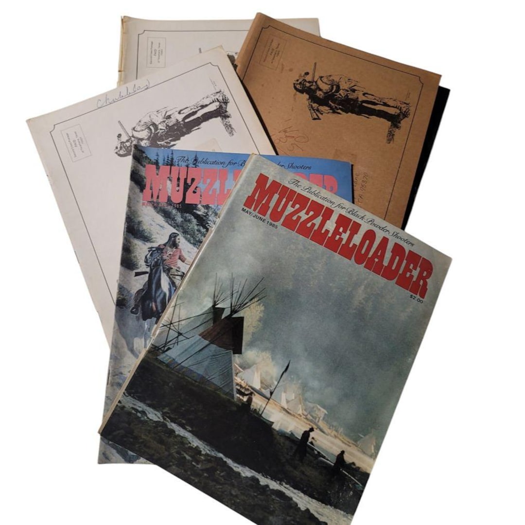 Muzzleloader (5) Magazine Lot 1985 Publication for Black Powder ...