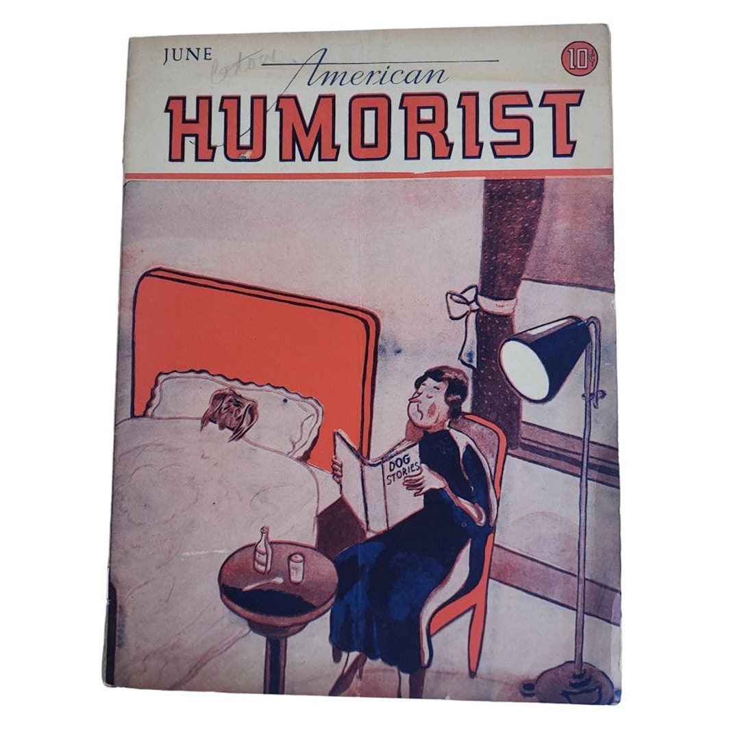 American Humorist Magazine June 1935 No. 24 Vol. 4 - Etsy