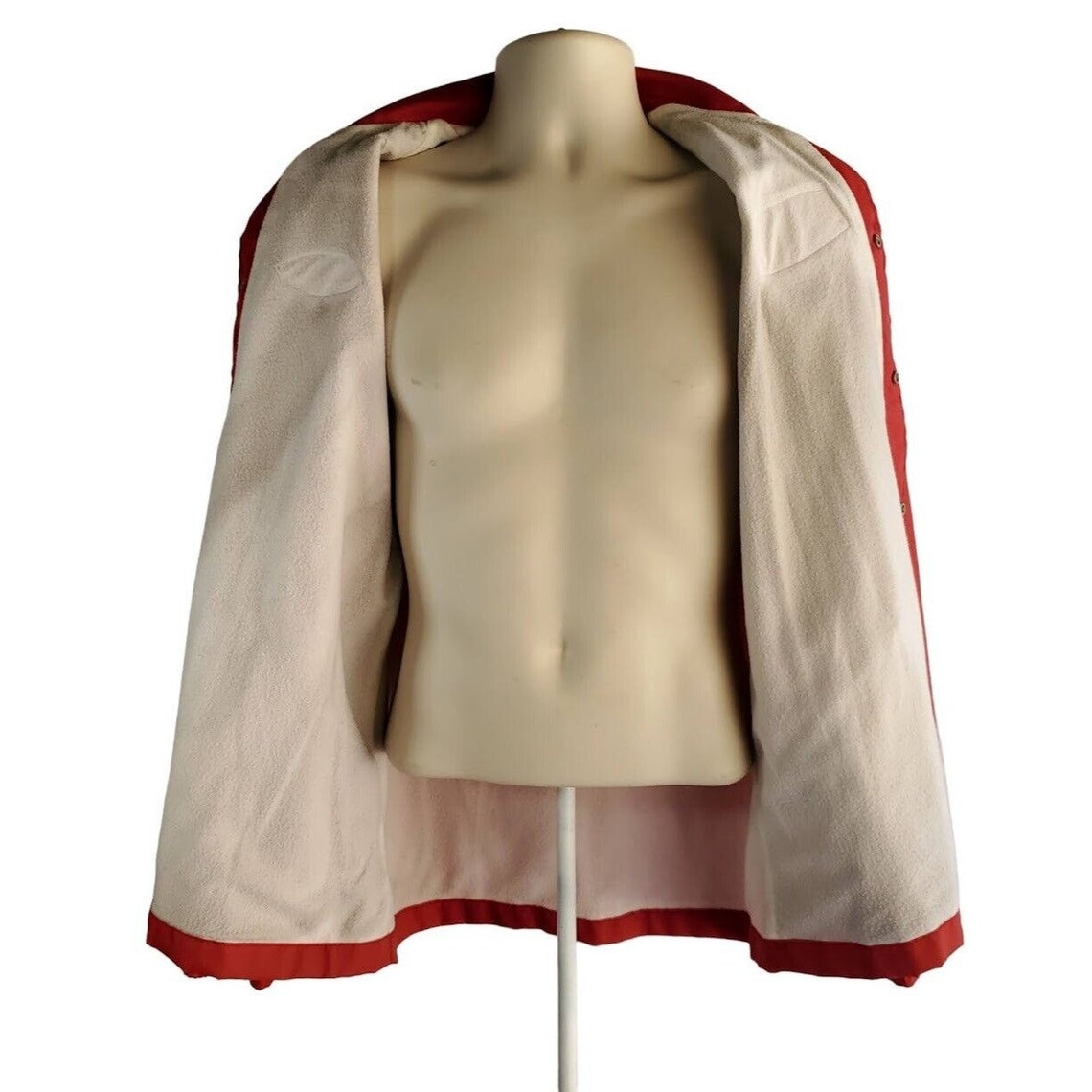 1970's Carnation Dairy Advertisement Red Men's Jacket Costume Cosplay ...