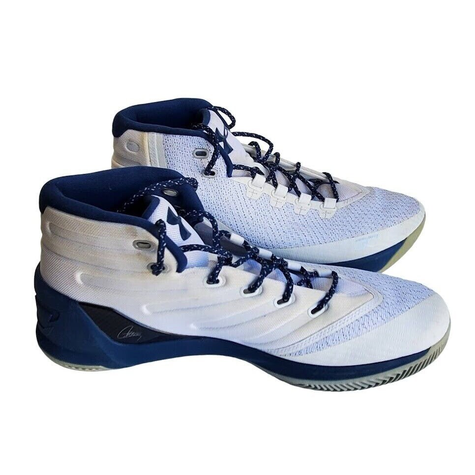 Curry 3 white blue store