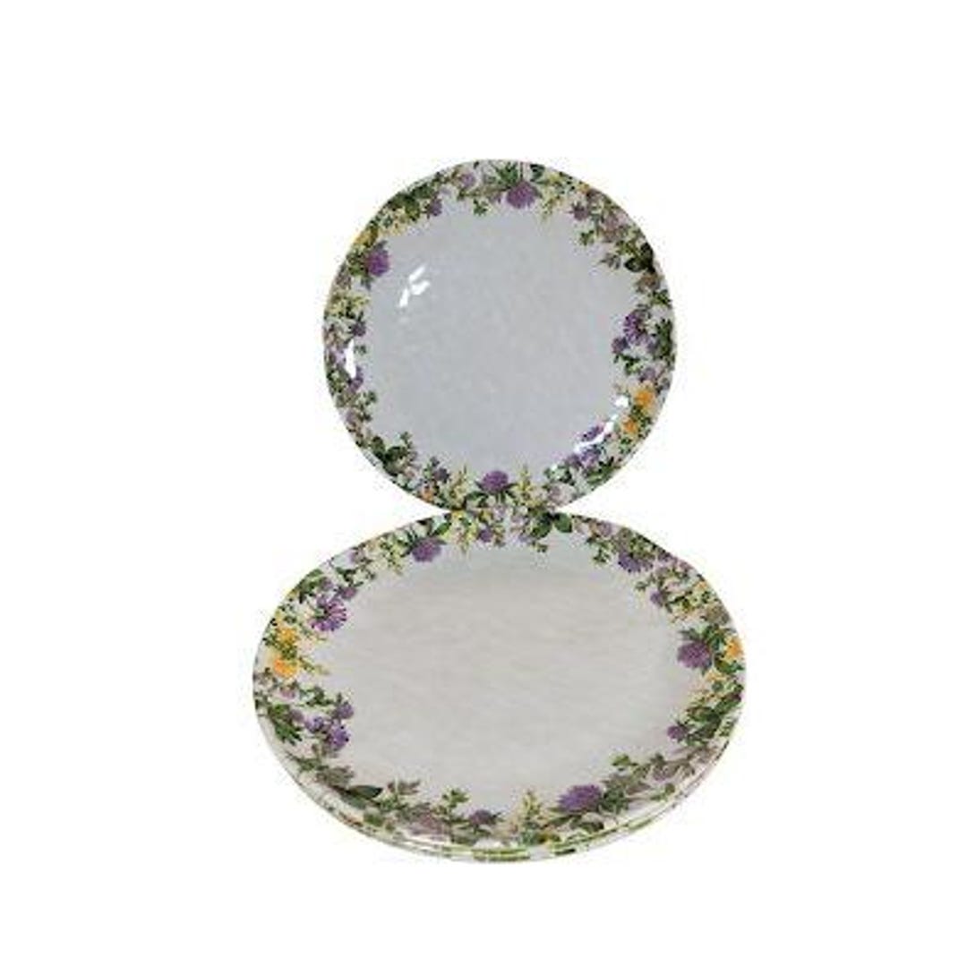 The Prairie by Rachel Ashwell Dinner 11" Plates Set 4 Floral Cottage ...