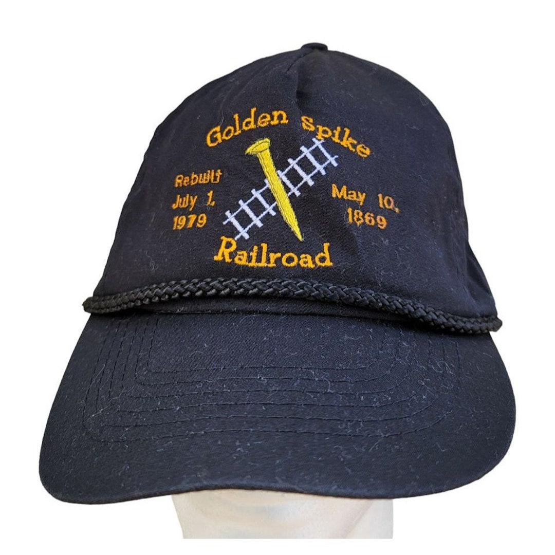 Golden Spike Railroad 1869 Rebuilt 1979 Train Hat Baseball Cap M18 - Etsy