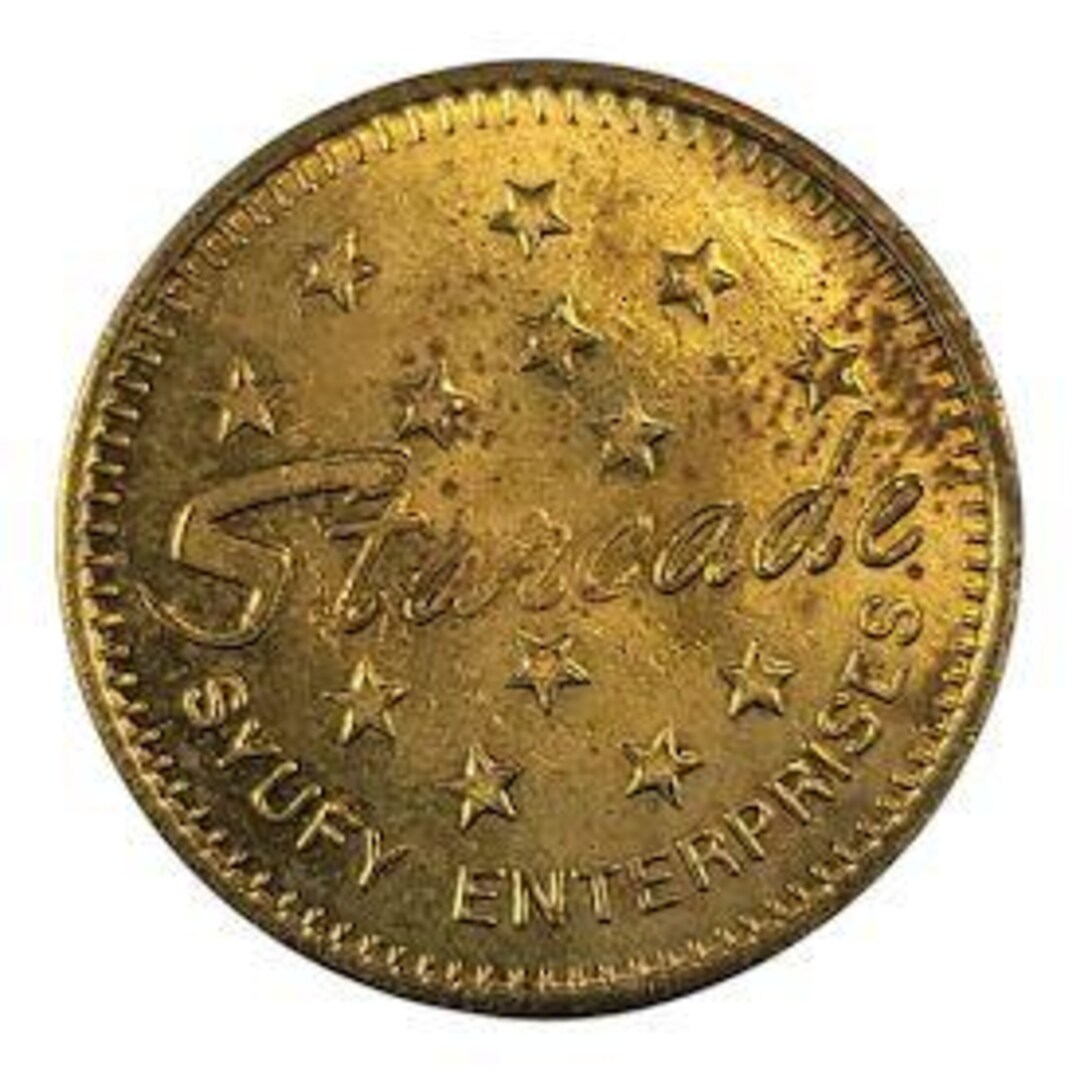 Starcade Syufy Enterprises Brass Arcade Token Game Coin B2 - Etsy