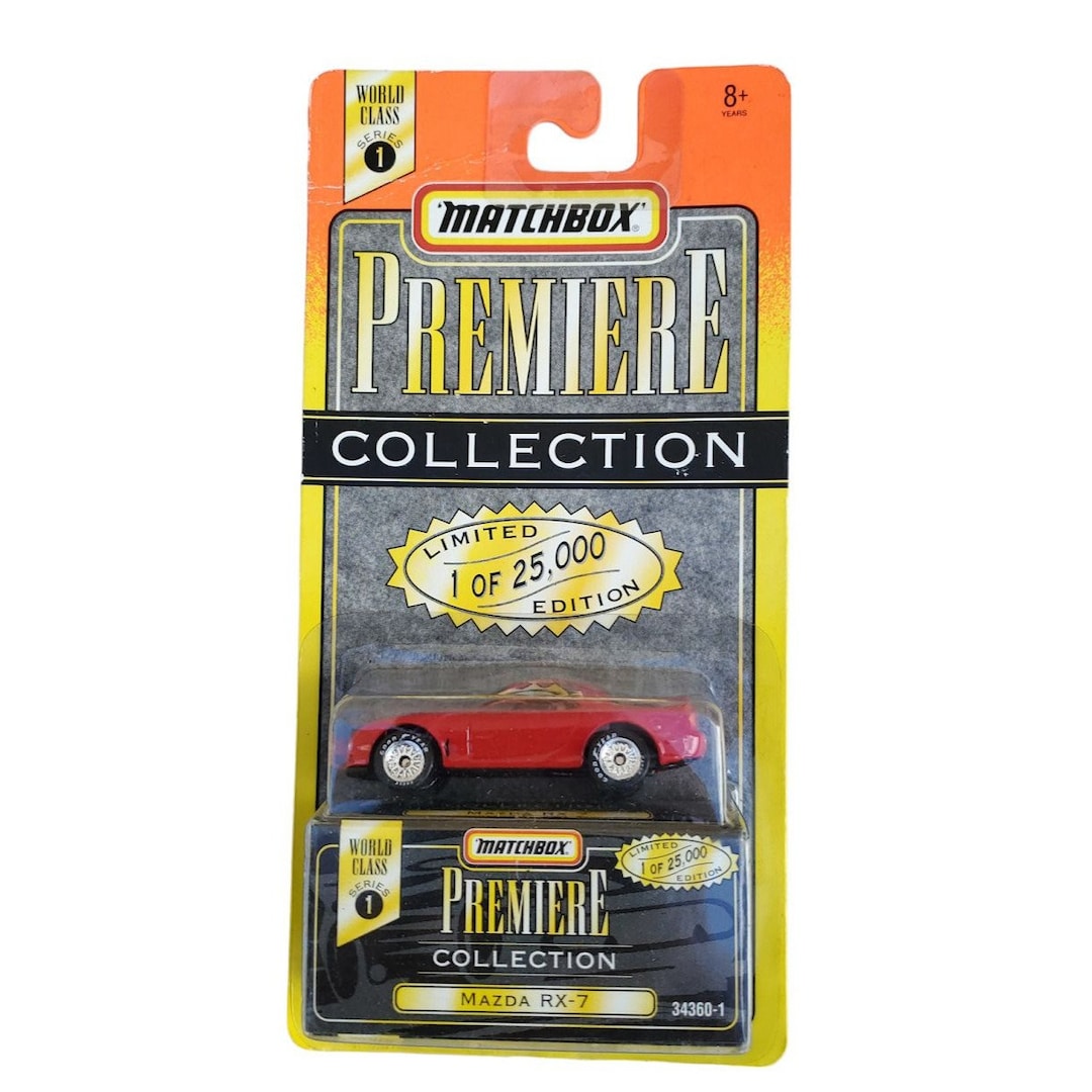 1995 MATCHBOX PREMIERE Collection Series 1 Mazda RX-7 Red1:64 (M5) - Etsy