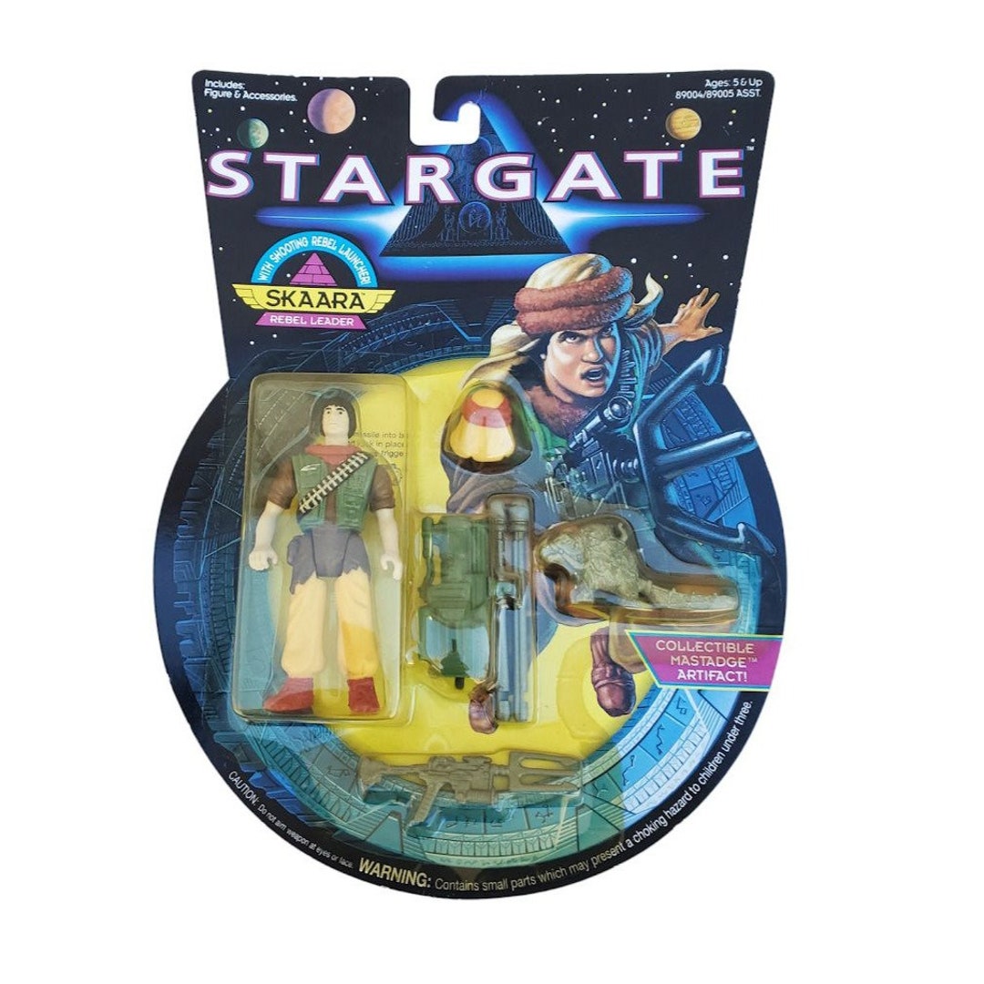 1994 Hasbro Stargate SKAARA REBEL LEADER With Shooting Rebel Launcher ...