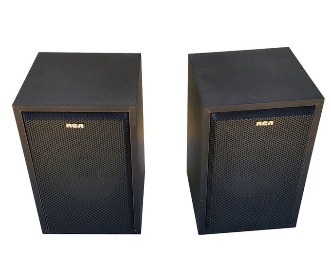 Petite High Fidelity Bookshelf Speakers 20 Watts 4" Speaker RCA SP 120-11 M15 - Etsy