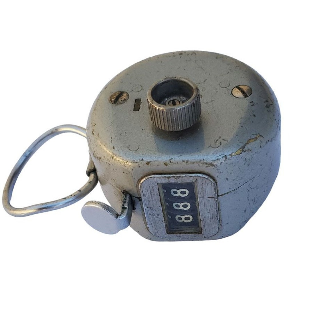 Veeder-root Hartford Hand Metal Thumb Counter Count Money People ...