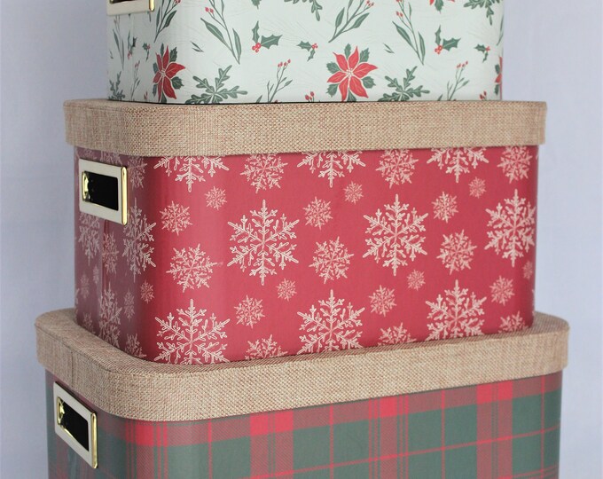 Greeting Card Organizer or Keepsake Box, Christmas, Order "years ...