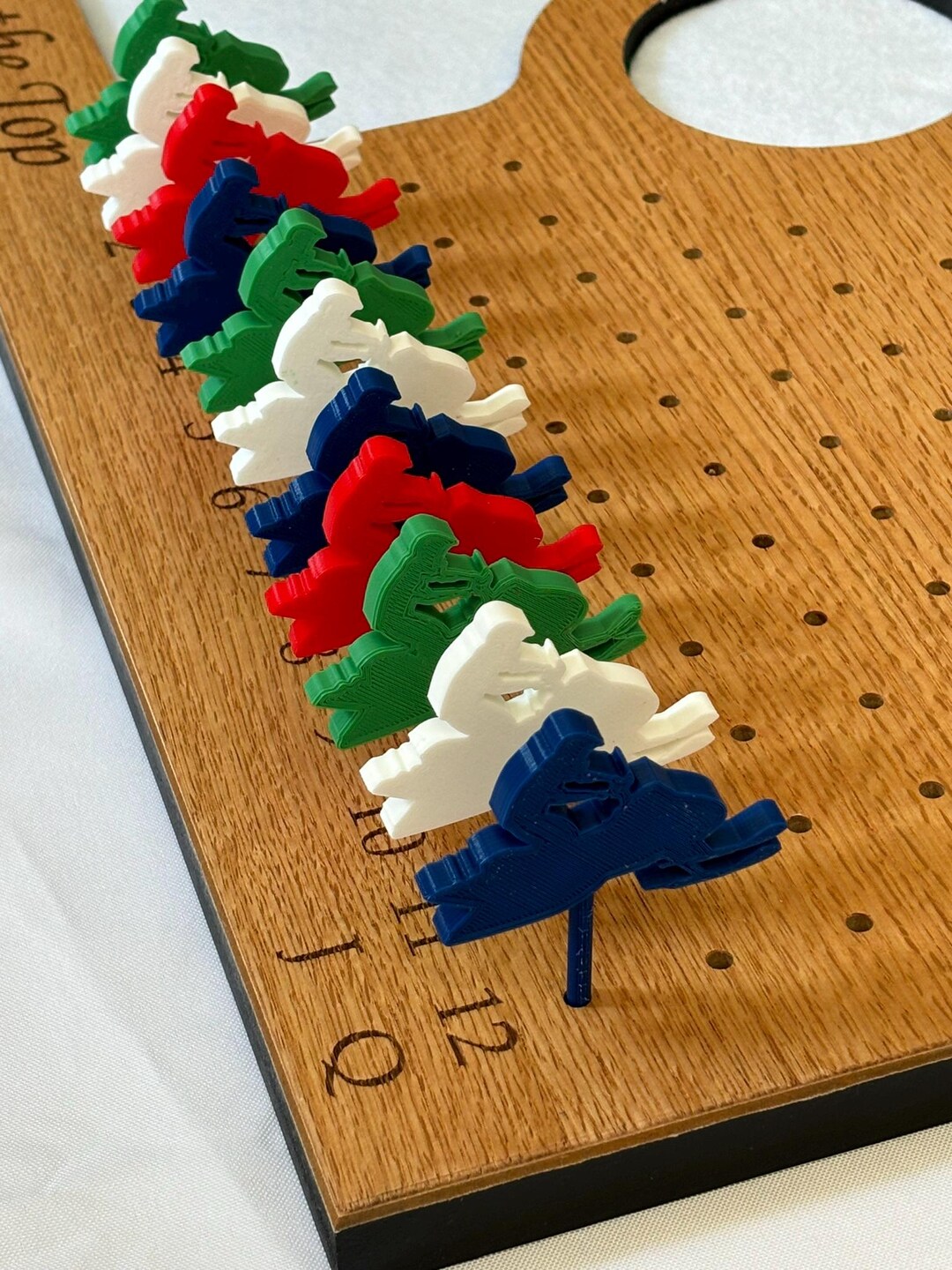 Handmade Snowmobile Peg Pieces: Race to the Top Game - Choose Your ...