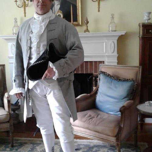Men's Drop Front Colonial Knee Breeches for 18th Century | Etsy
