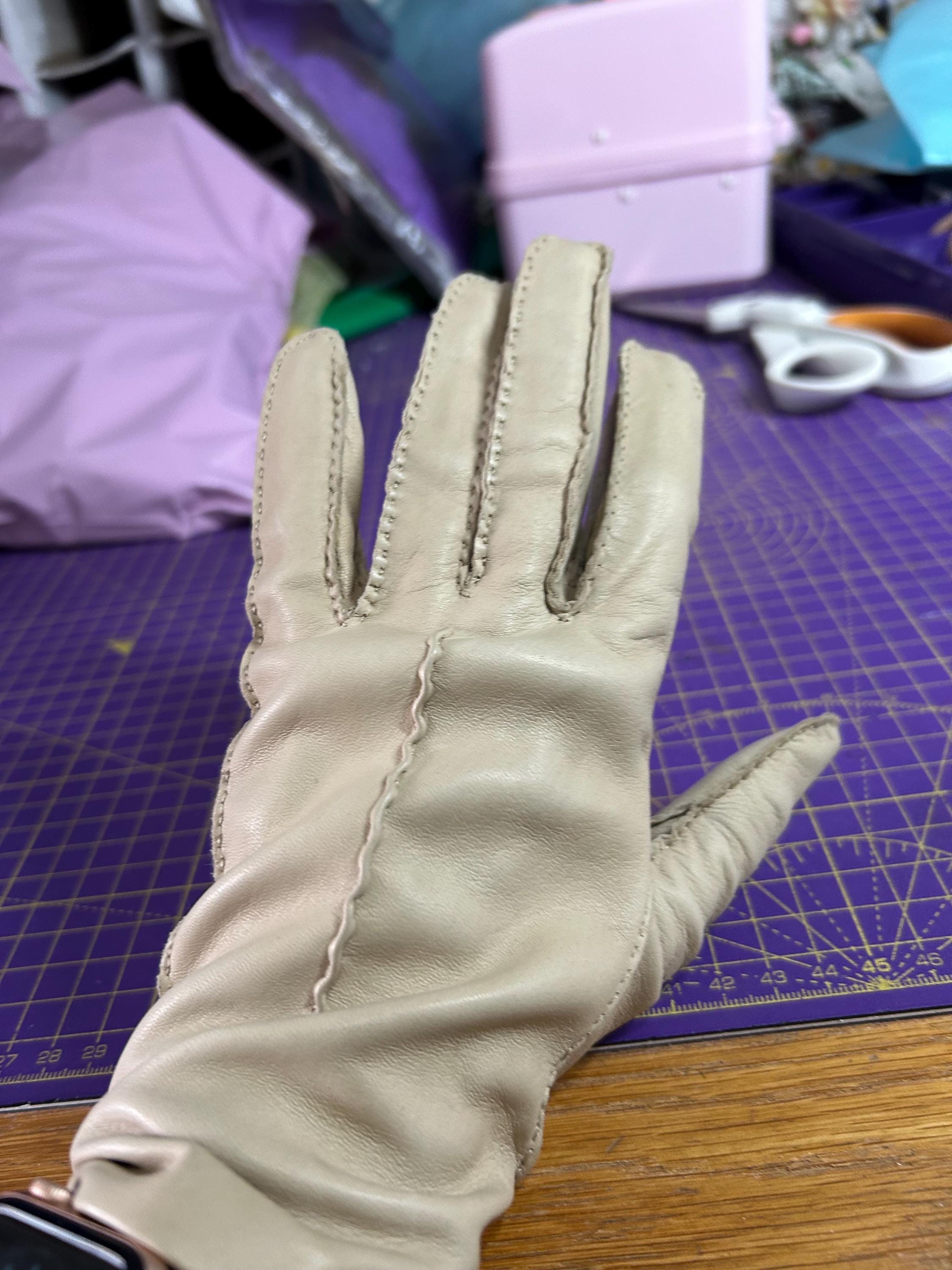 Regency Style Beige Kid Day Gloves - Etsy
