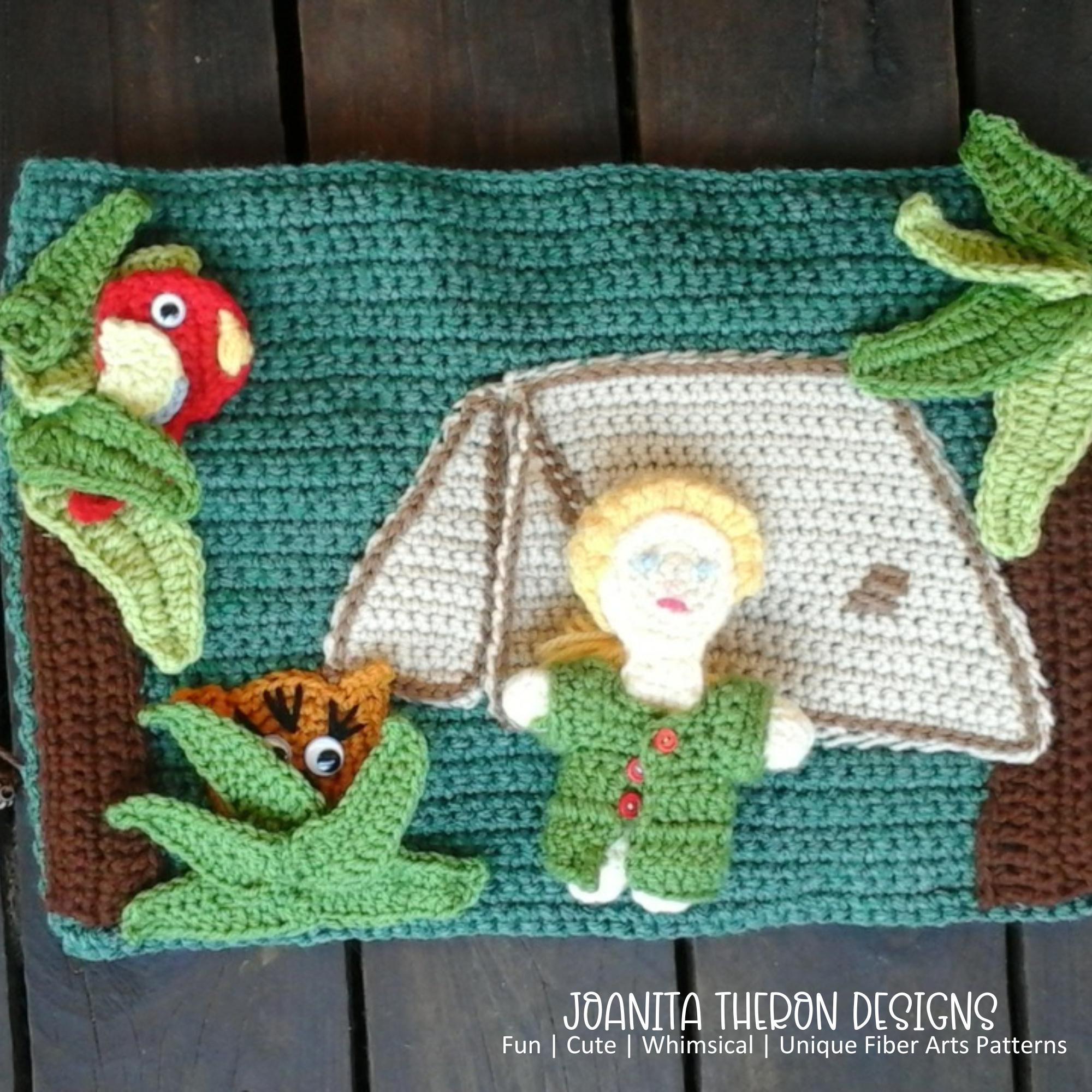 Crochet Playbook Pattern - Jungle Playbook Quietbook Activity Set ...