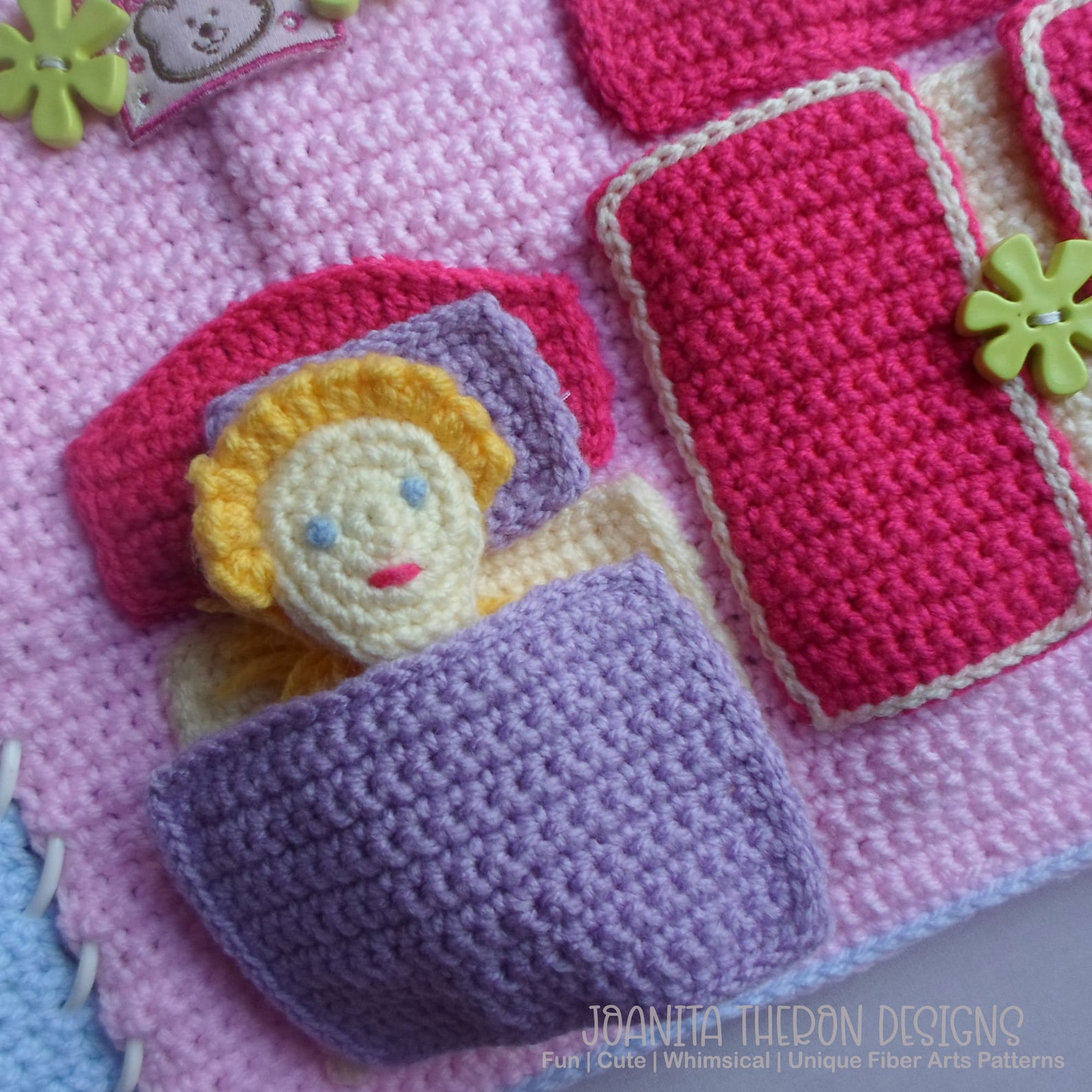 Crochet Playbook Pattern - Dollhouse Playbook Quietbook Activity Set ...