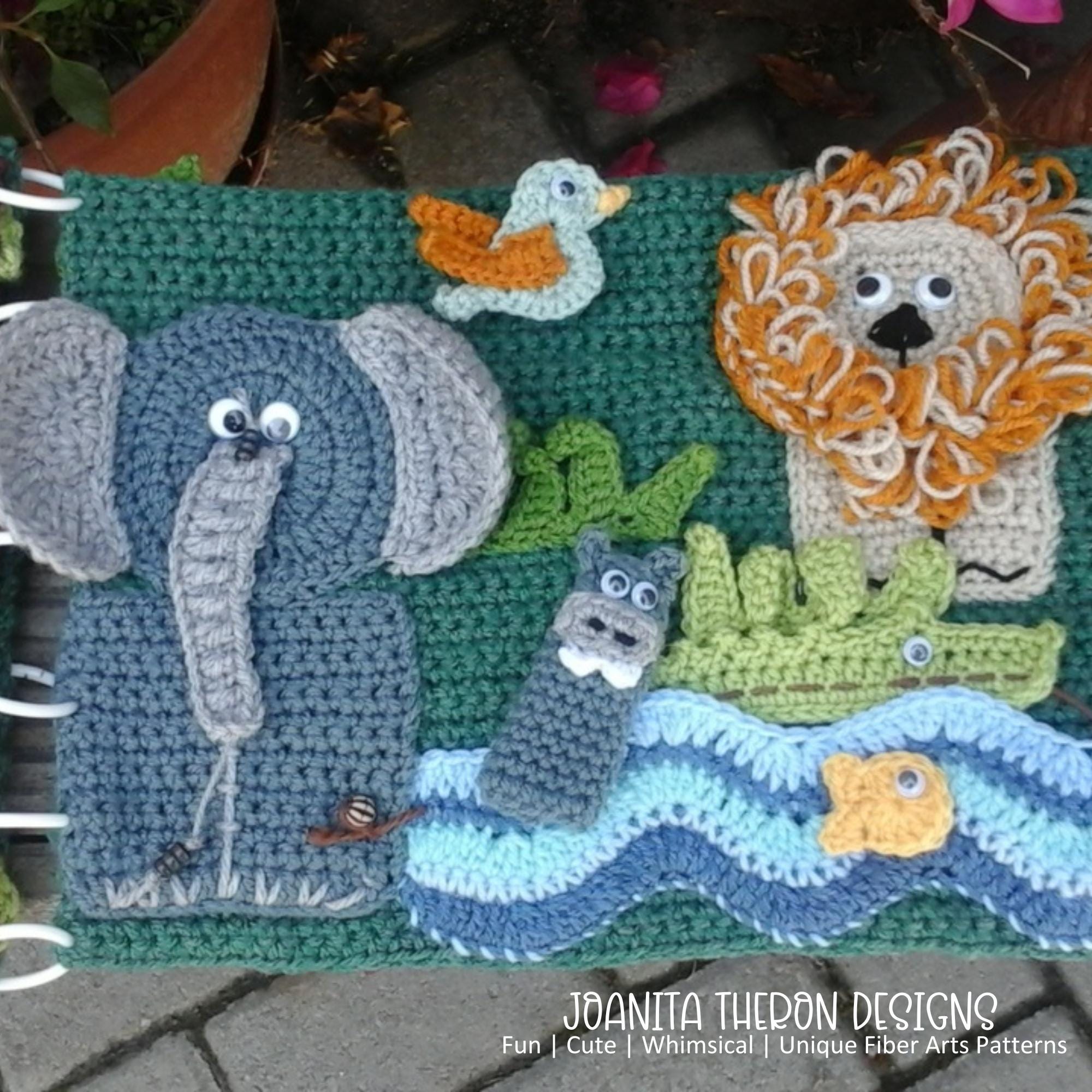 Crochet Playbook Pattern - Jungle Playbook Quietbook Activity Set ...
