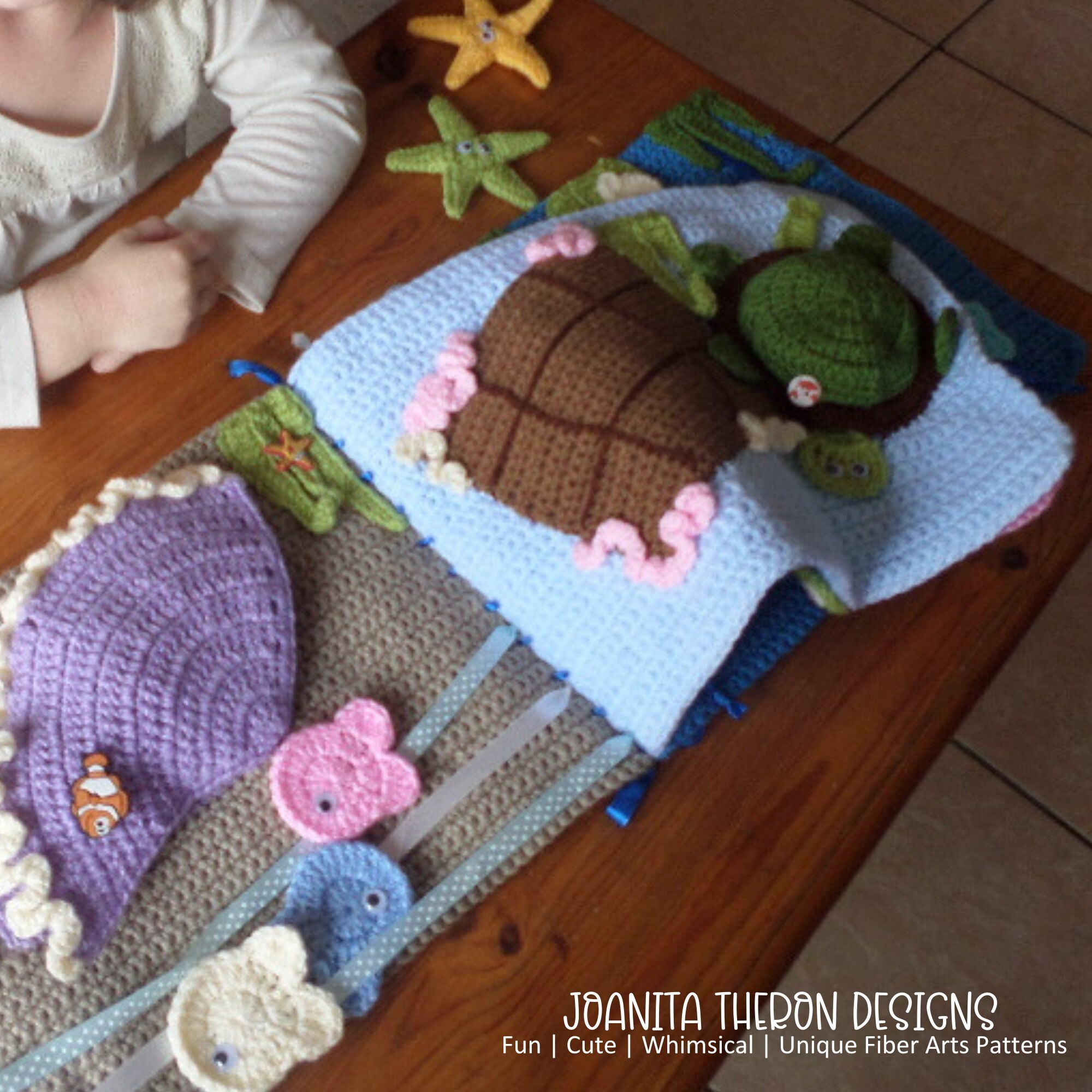 Crochet Playbook Pattern - Under the Sea Playbook Quietbook Activity ...