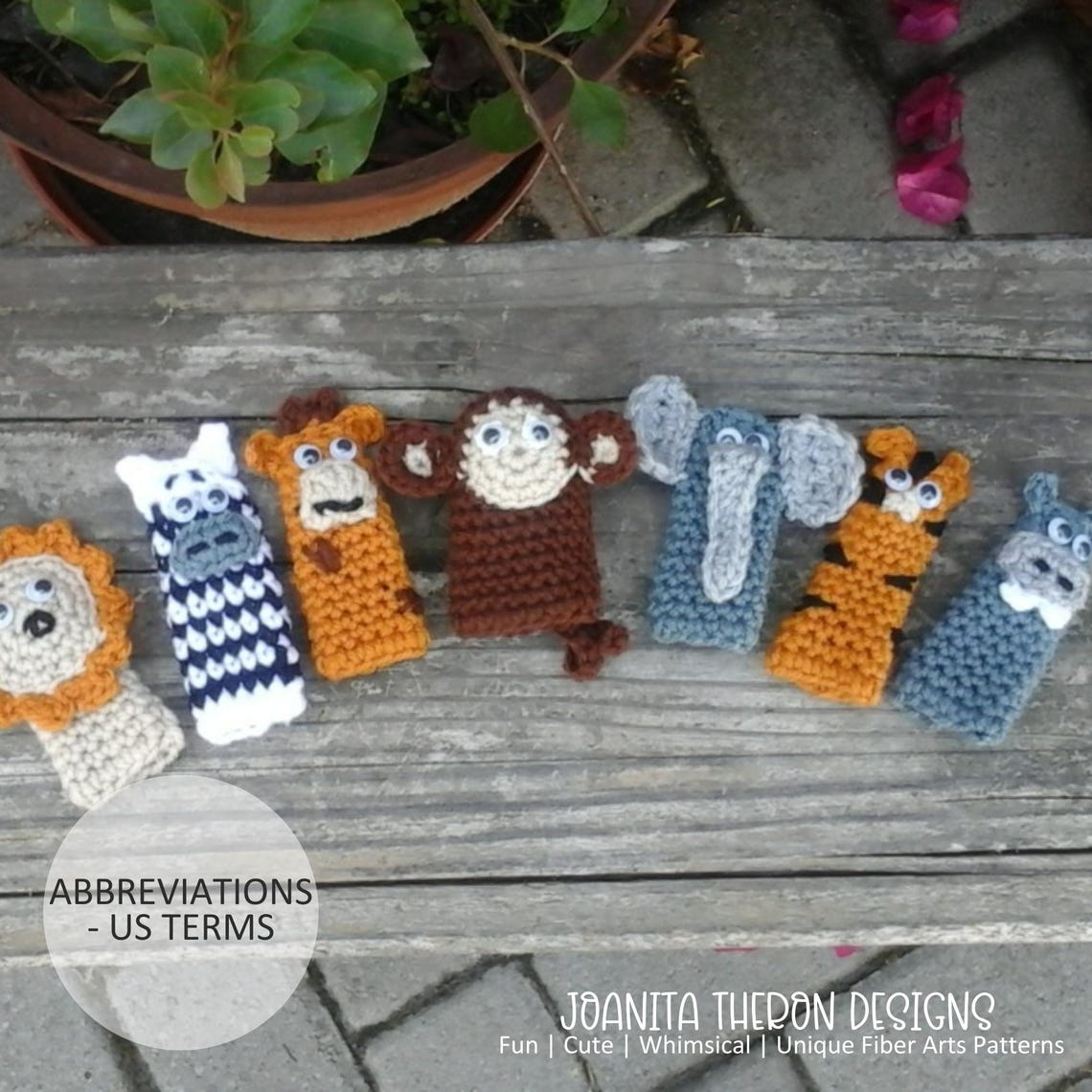 Crochet Playbook Pattern - Jungle Playbook Quietbook Activity Set ...