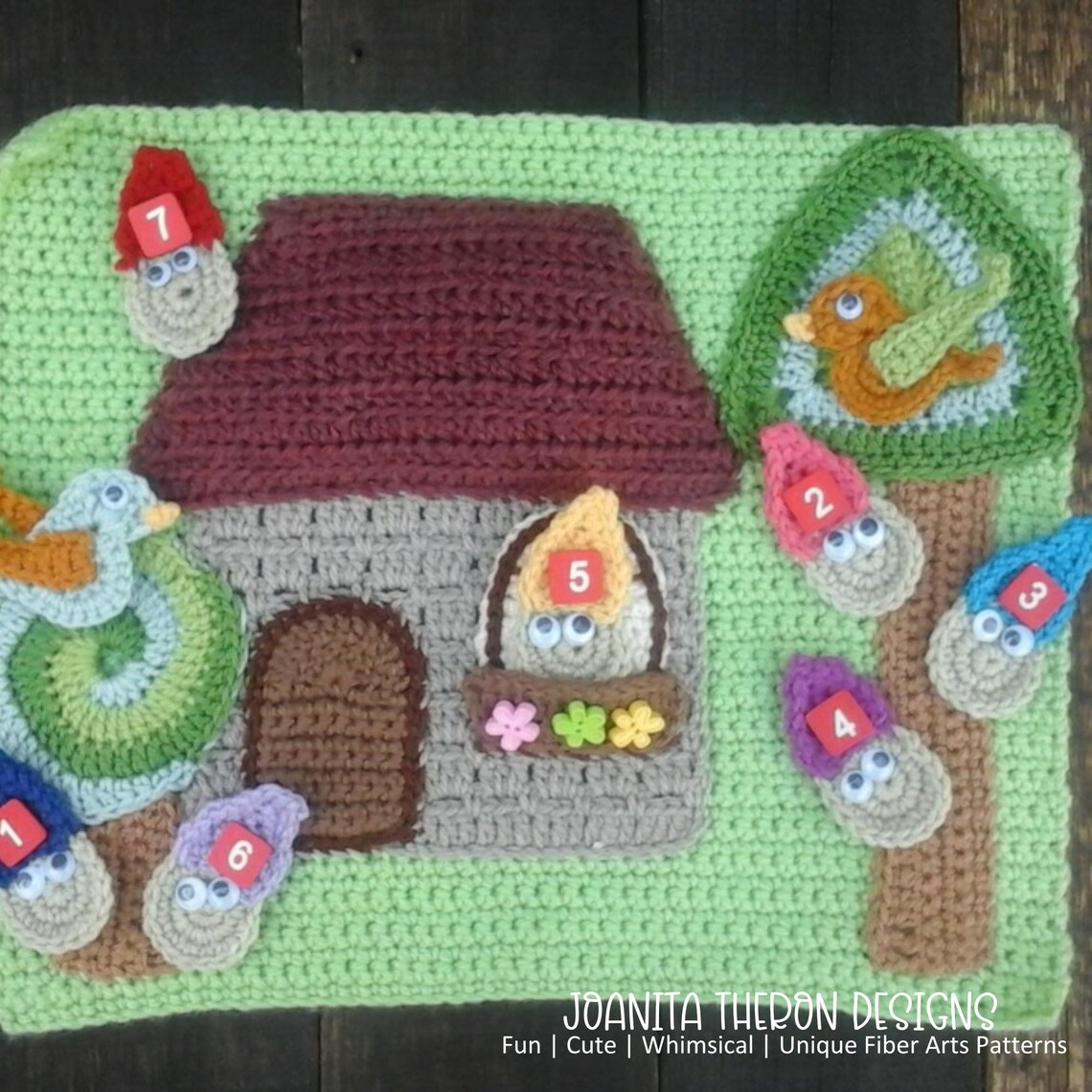 Crochet Playbook Pattern - Fairytale Playbook Quietbook Activity Set ...
