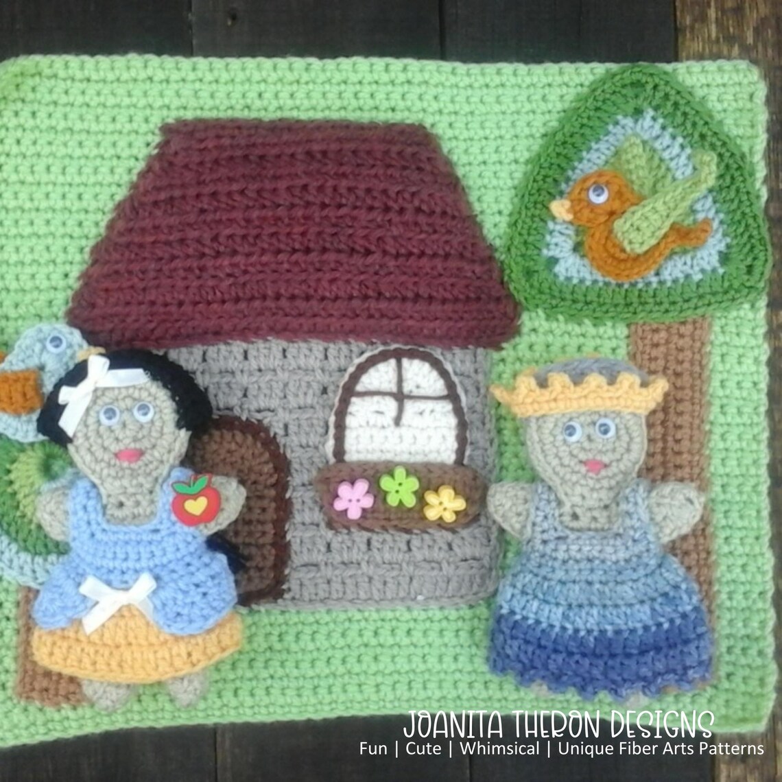 Crochet Playbook Pattern - Fairytale Playbook Quietbook Activity Set ...