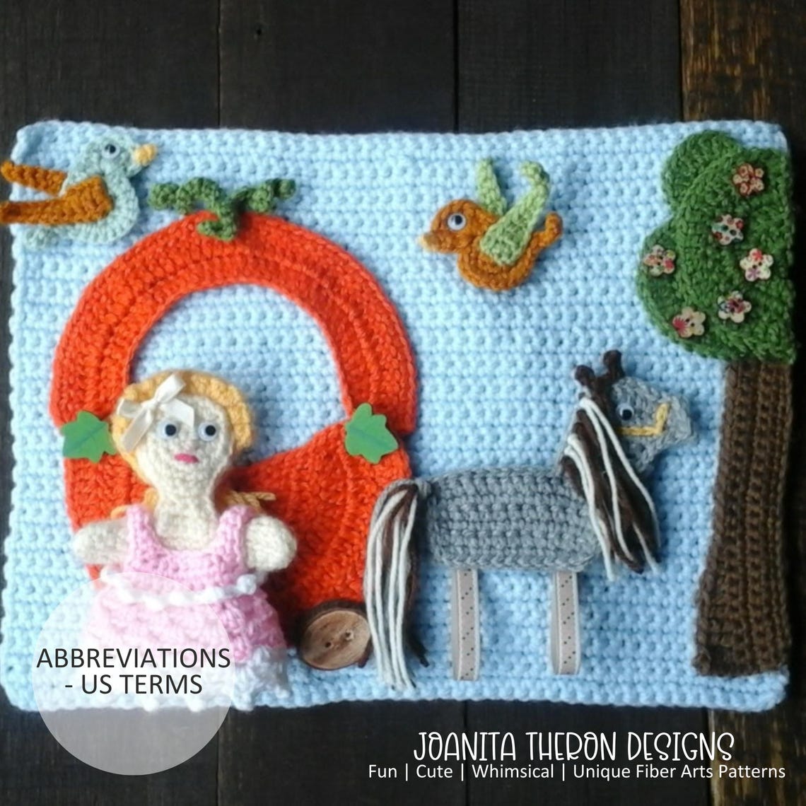 Crochet Playbook Pattern - Fairytale Playbook Quietbook Activity Set ...
