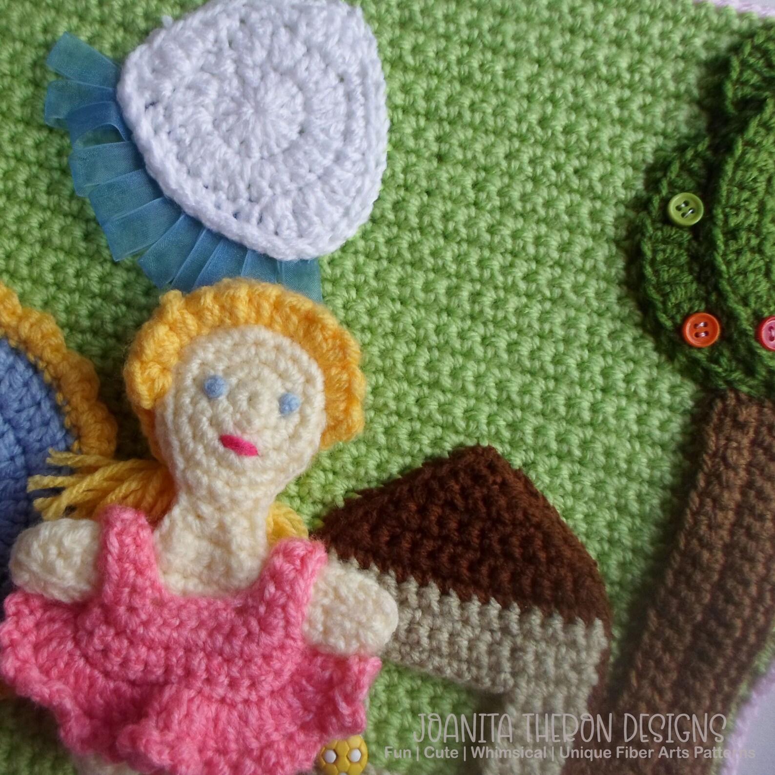 Crochet Playbook Pattern - Dollhouse Playbook Quietbook Activity Set ...