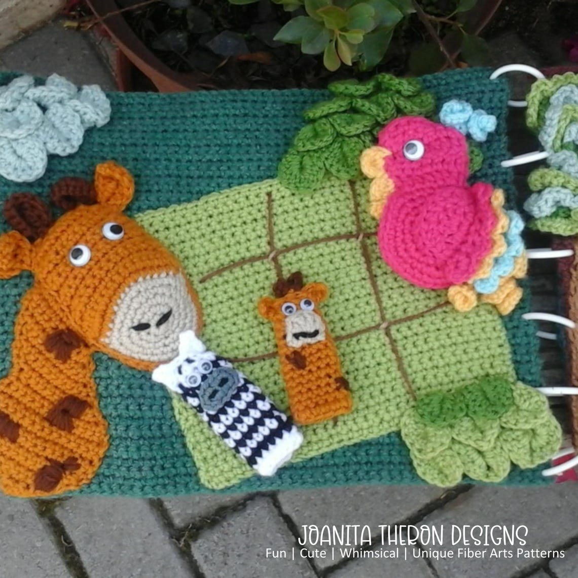Crochet Playbook Pattern - Jungle Playbook Quietbook Activity Set ...