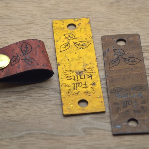 Labels for Rivets Knitting Labels Personalized Labels | Etsy